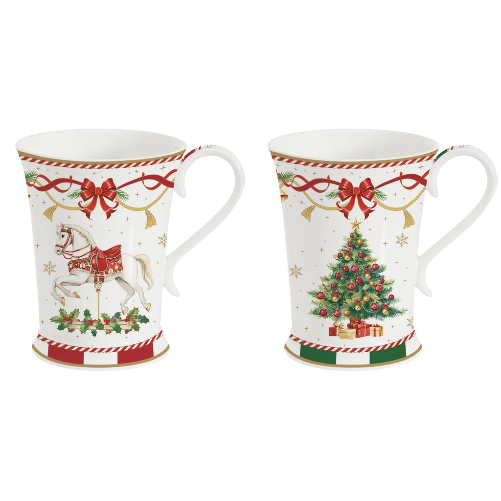Set 2 Tazze Mug "Christmas Tale" Easy Life – Prestigio Argenti & Ori