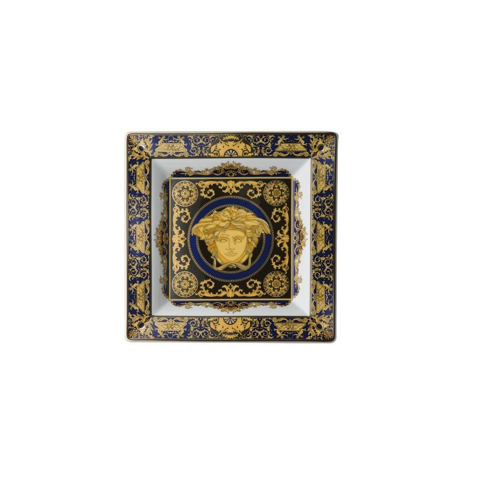 Coppetta Quadra"Medusa Blu" Rosenthal Versace 14 cm – Prestigio Argenti ...