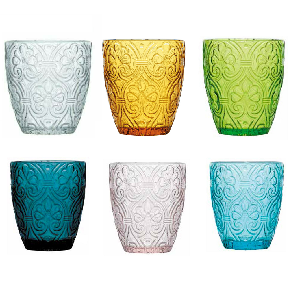 Set 6 Bicchieri Bassi "Corinto" Fade Maison – Prestigio Argenti & Ori