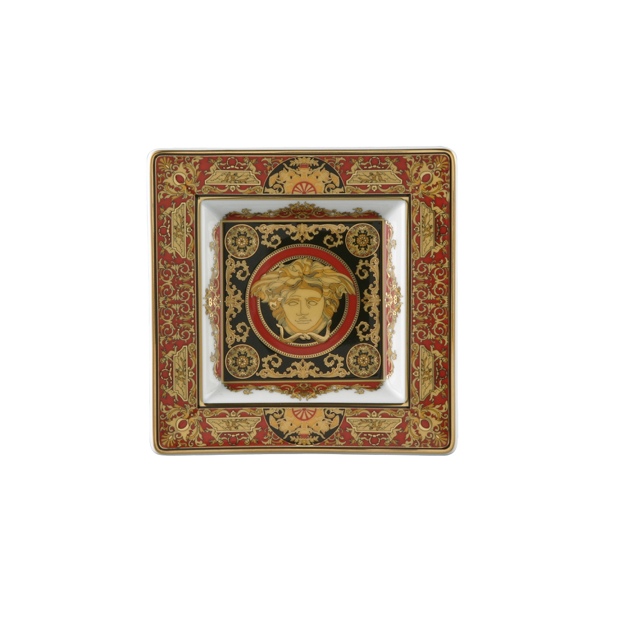 Coppetta Quadra "Medusa Red" Rosenthal Versace – Prestigio Argenti & Ori