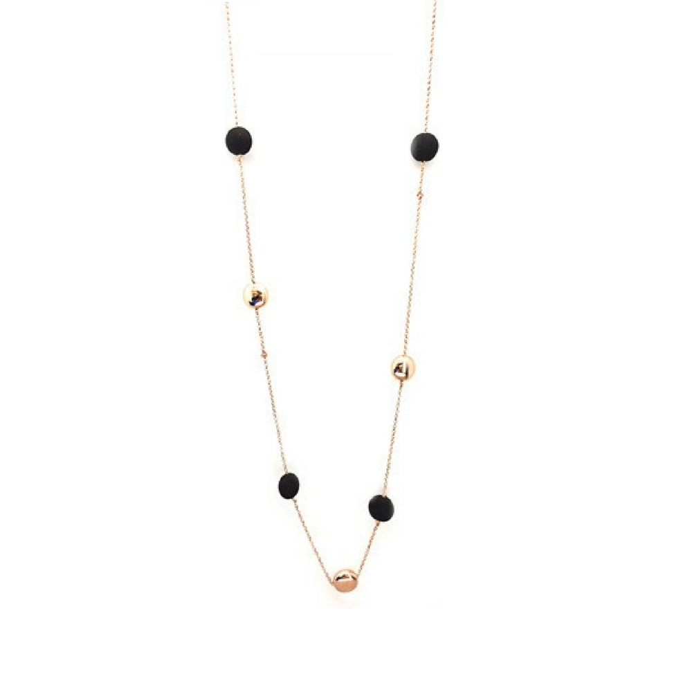 Collana Lunga "Rubber" Marcello Pane – Prestigio Argenti & Ori